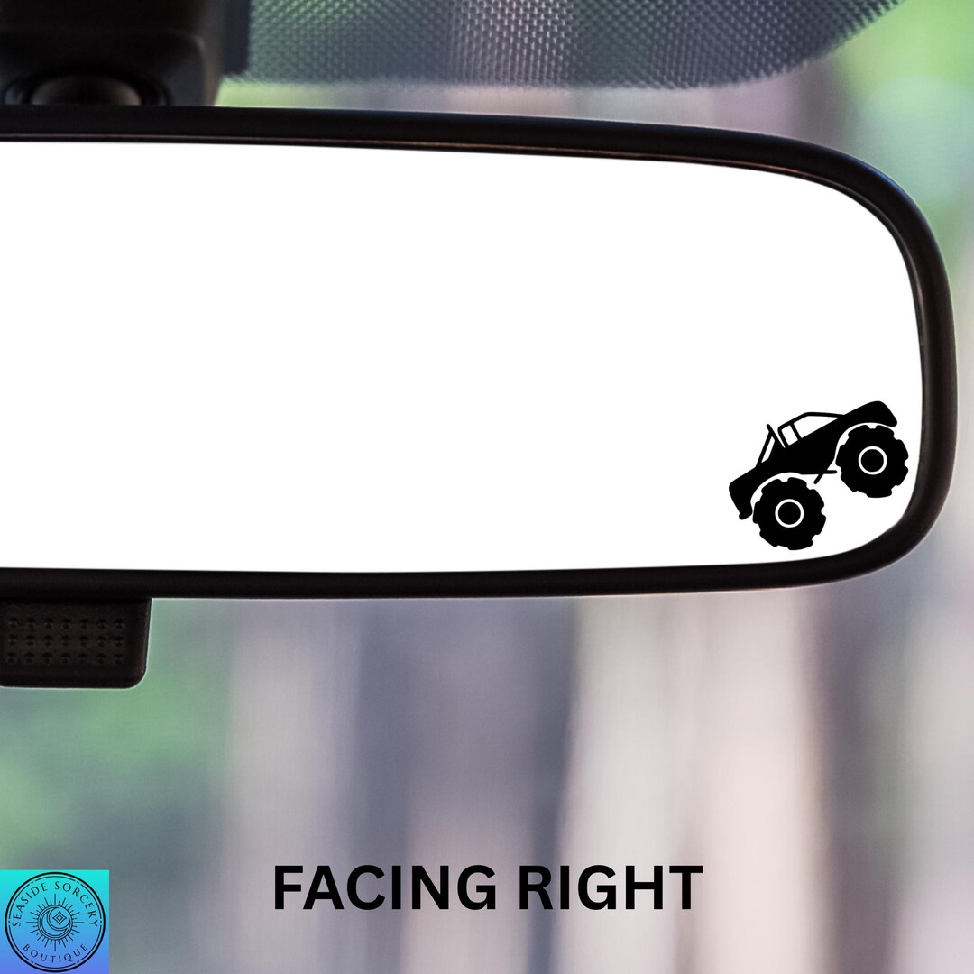 Truck Decal, 4x4 Truck, off Road, Pick Up, Rearview Mirror Decal, Car ...