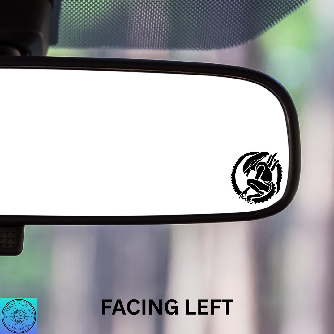 Alien Decal, Xenomorph Decal, Aliens, Rearview Mirror Decal, Mini Decal ...