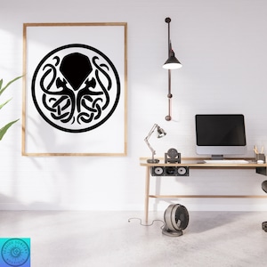 Cthulhu Decal, Cthulhu Mythos, HP Lovecraft, Necronomicon, Car Decal ...