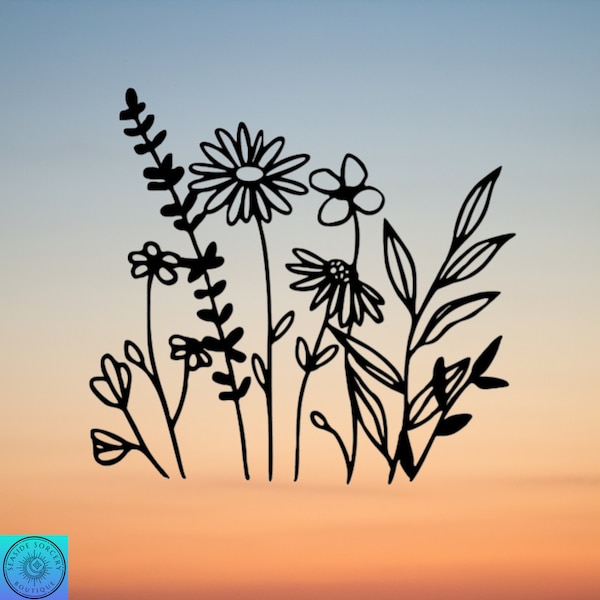Flower Car Decal - Etsy
