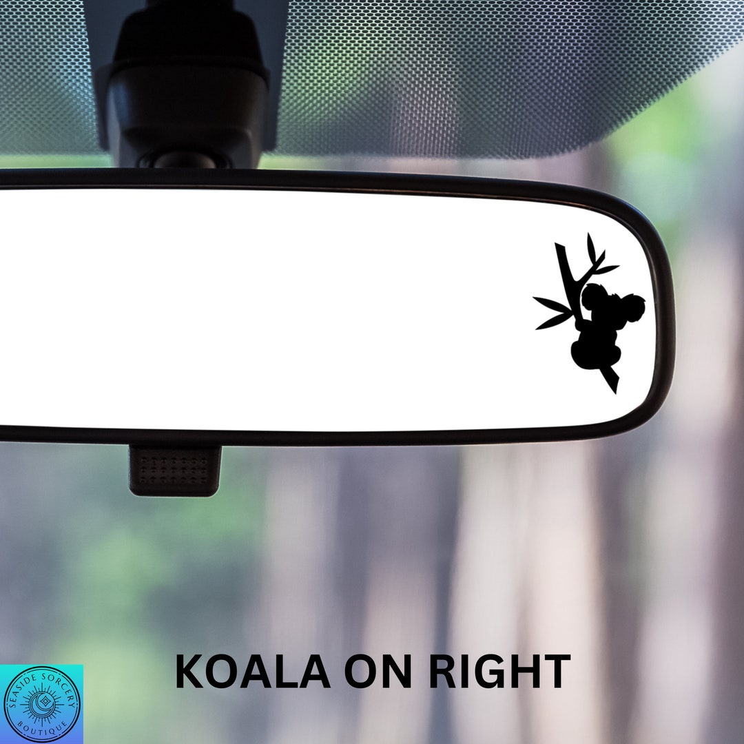 Koala Decal, Mini Koala, Koala Lover, Rearview Mirror Decal, Mini Decal ...