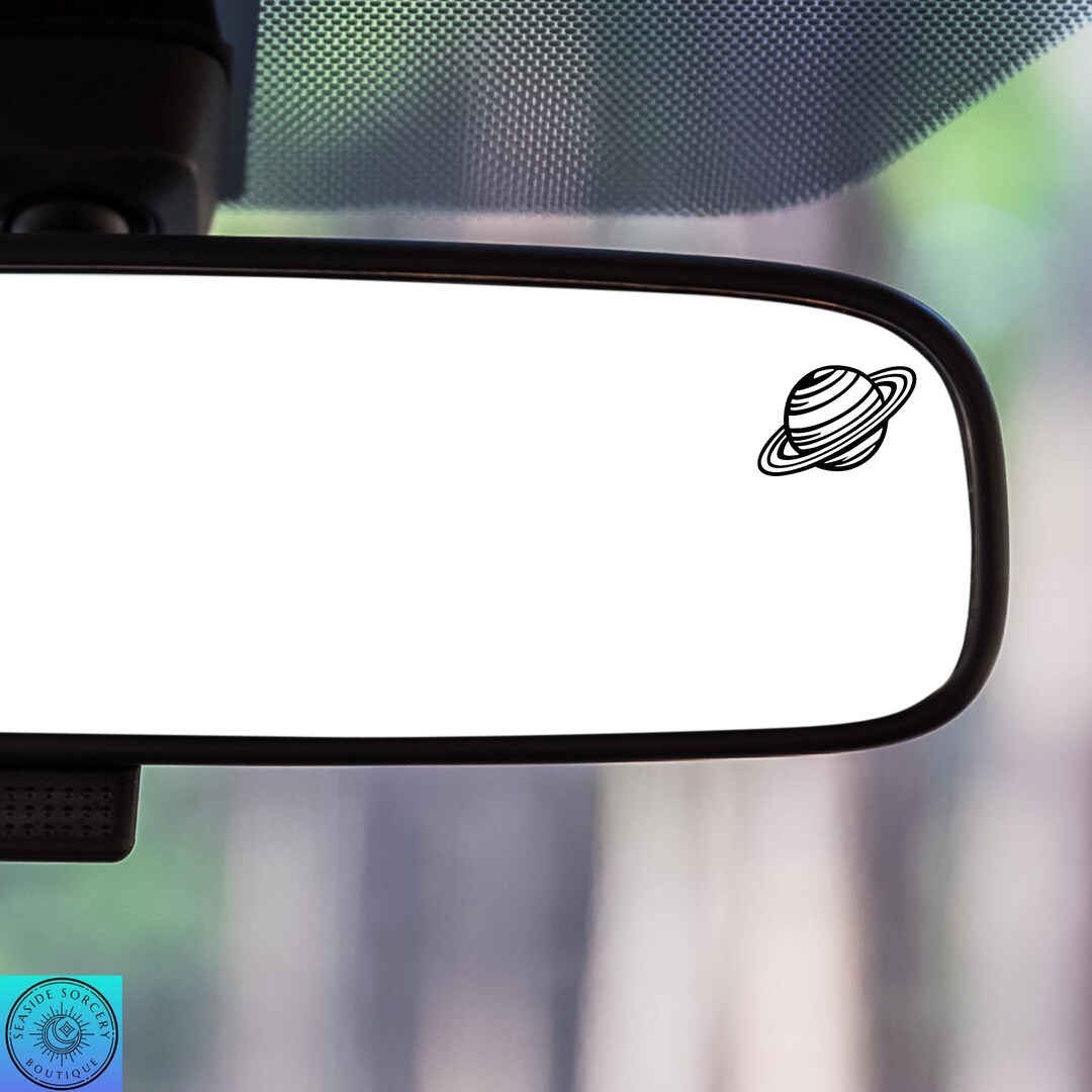 Planets Decal, Saturn, Solar System, Science, Rearview Mirror Decal ...