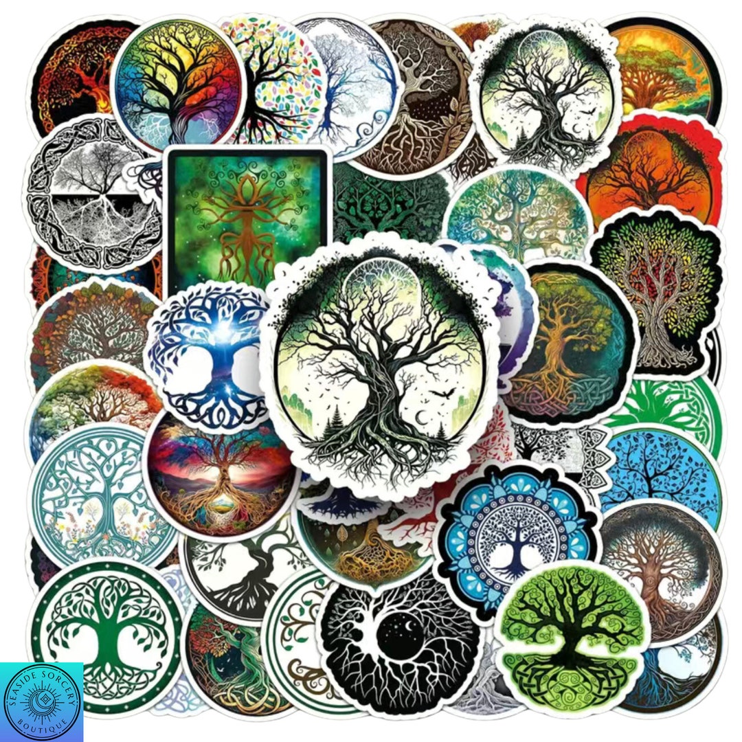 Tree of Life Stickers Sacred Tree Celtic Norse Random - Etsy
