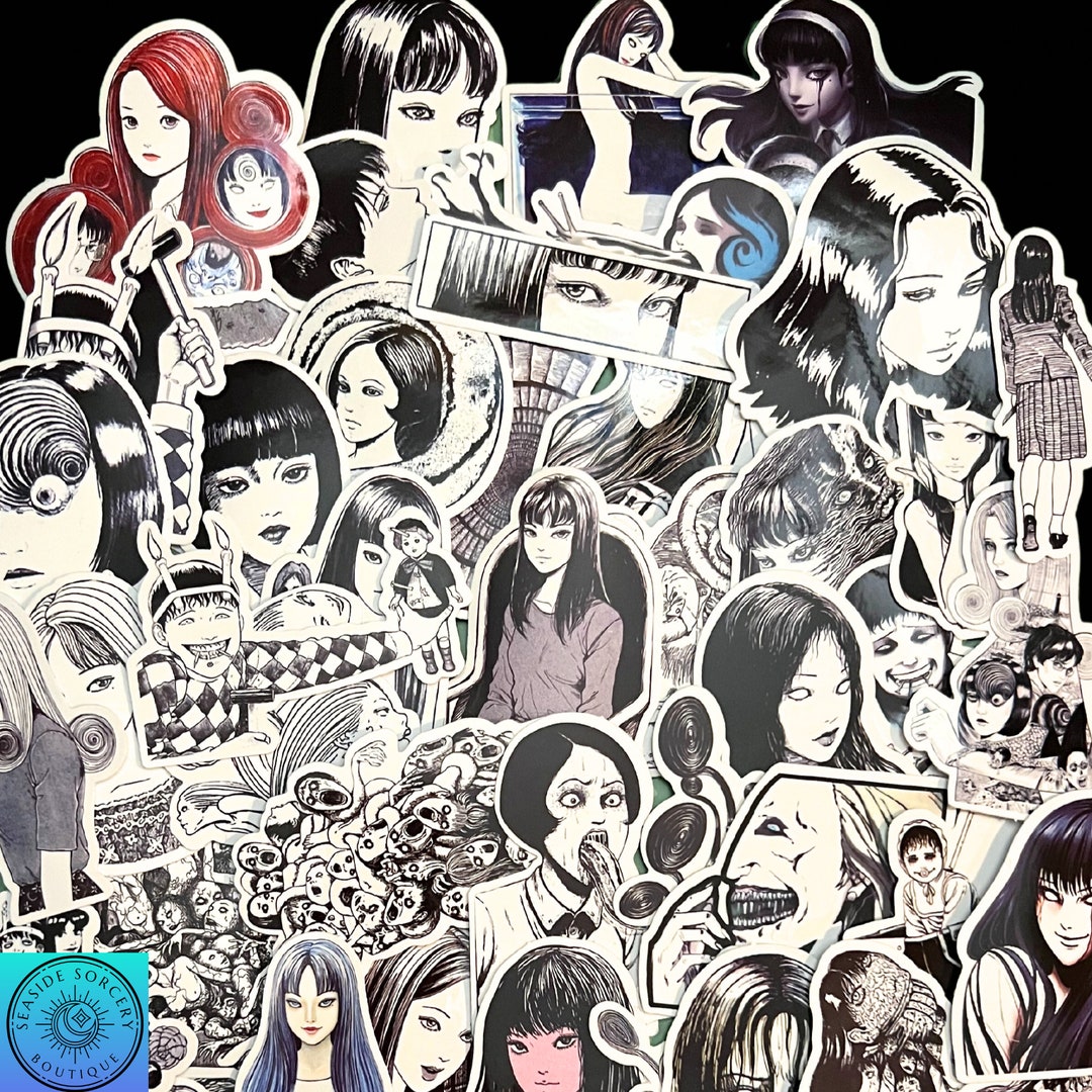 Horror Anime Stickers Tomie Japanese Horror Manga Random - Etsy