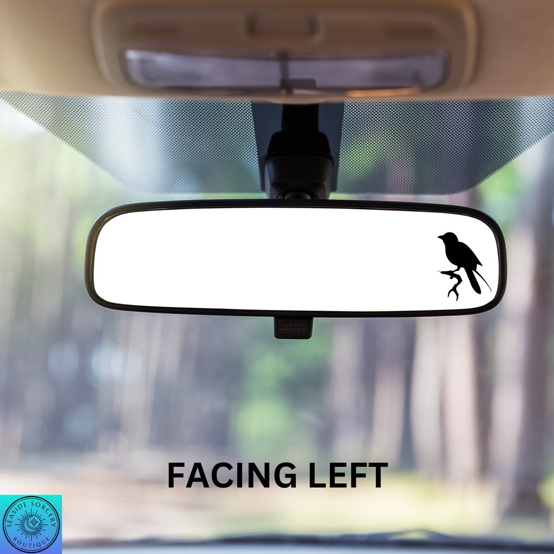 Magpie Decal, Mini Magpie, Gothic, Witchy, Rearview Mirror Decal, Car ...