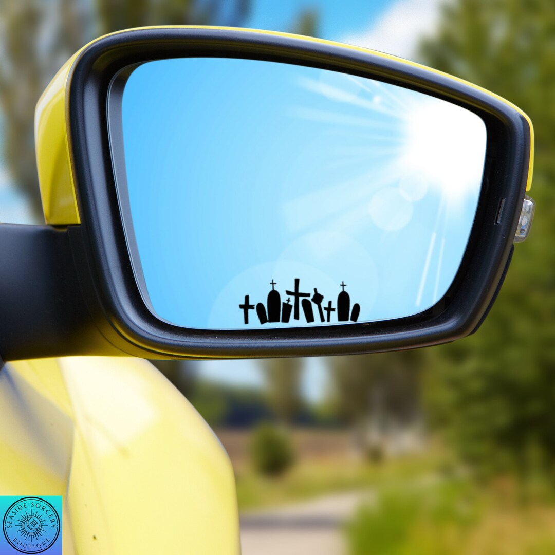 Graveyard Decal, Mini Graveyard, Tombstones, Graves, Rearview Mirror ...