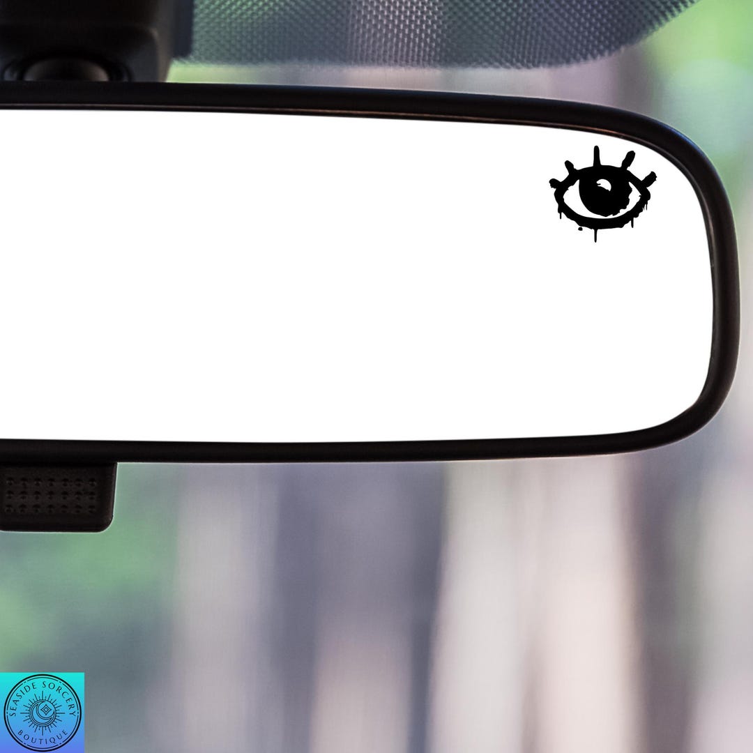 Evil Eye Decal, Graffiti Art, Spray Paint, Rearview Mirror Decal, Mini ...