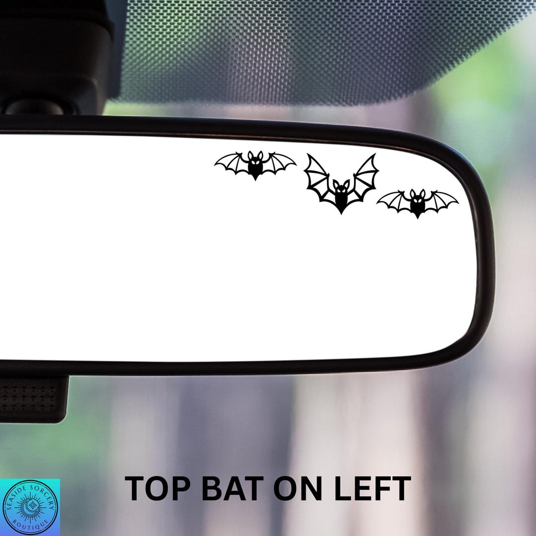 Bat Decal, Flying Bats, Gothic Bats, Goth Decal, Rearview Mirror Decal ...