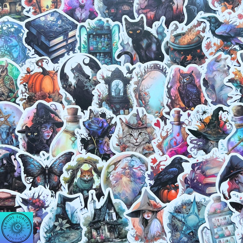 Witch Stickers - Etsy
