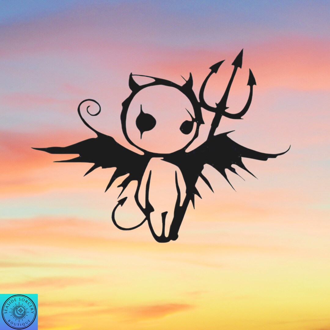 Devil Decal, Occult, Car Decal, Indoor/outdoor, Waterproof, Vinyl, Many ...