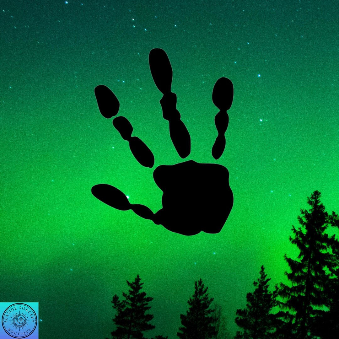 Alien Decal, Alien Handprint, Alien Hand, UFO, Car Decal, Indoor ...
