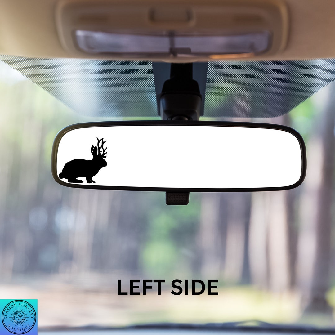 Jackalope Decal Mini Jackalope Rearview Mirror Decal Car - Etsy