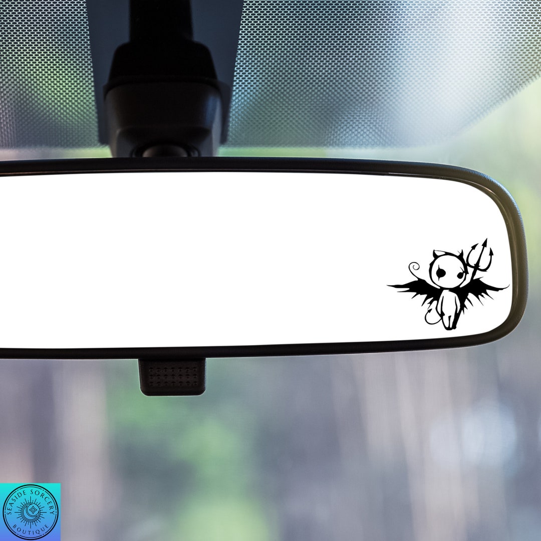 Devil Decal, Mini Devil, Tiny Devil, Occult, Rearview Mirror Decal ...