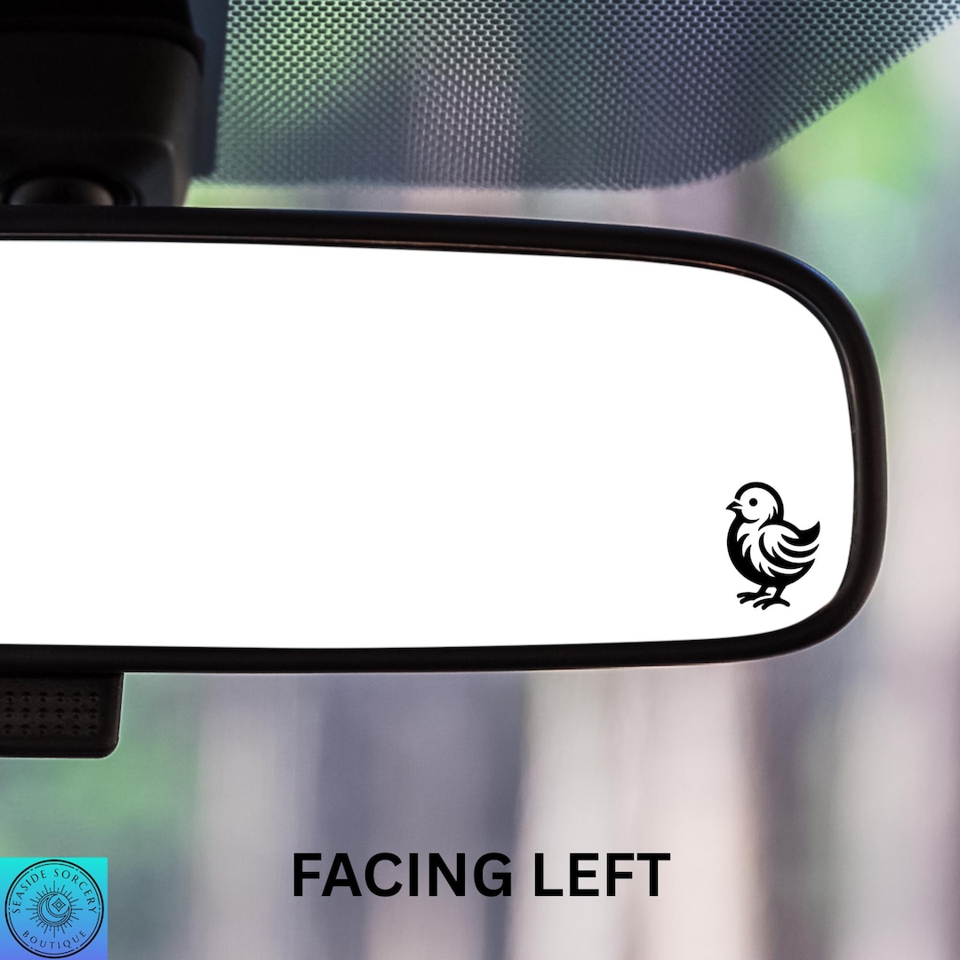Chick Decal, Baby Chicken, Chicky, Animals, Rearview Mirror Decal, Mini ...