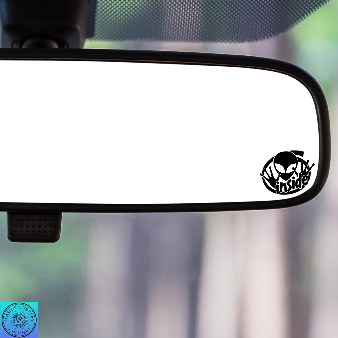 Alien Decal, Alien Inside, Alien Technology, Space, Rearview Mirror ...