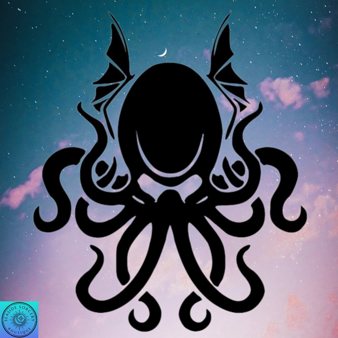 Cthulhu Decal, Cthulhu Mythos, HP Lovecraft, Necronomicon, Car Decal ...