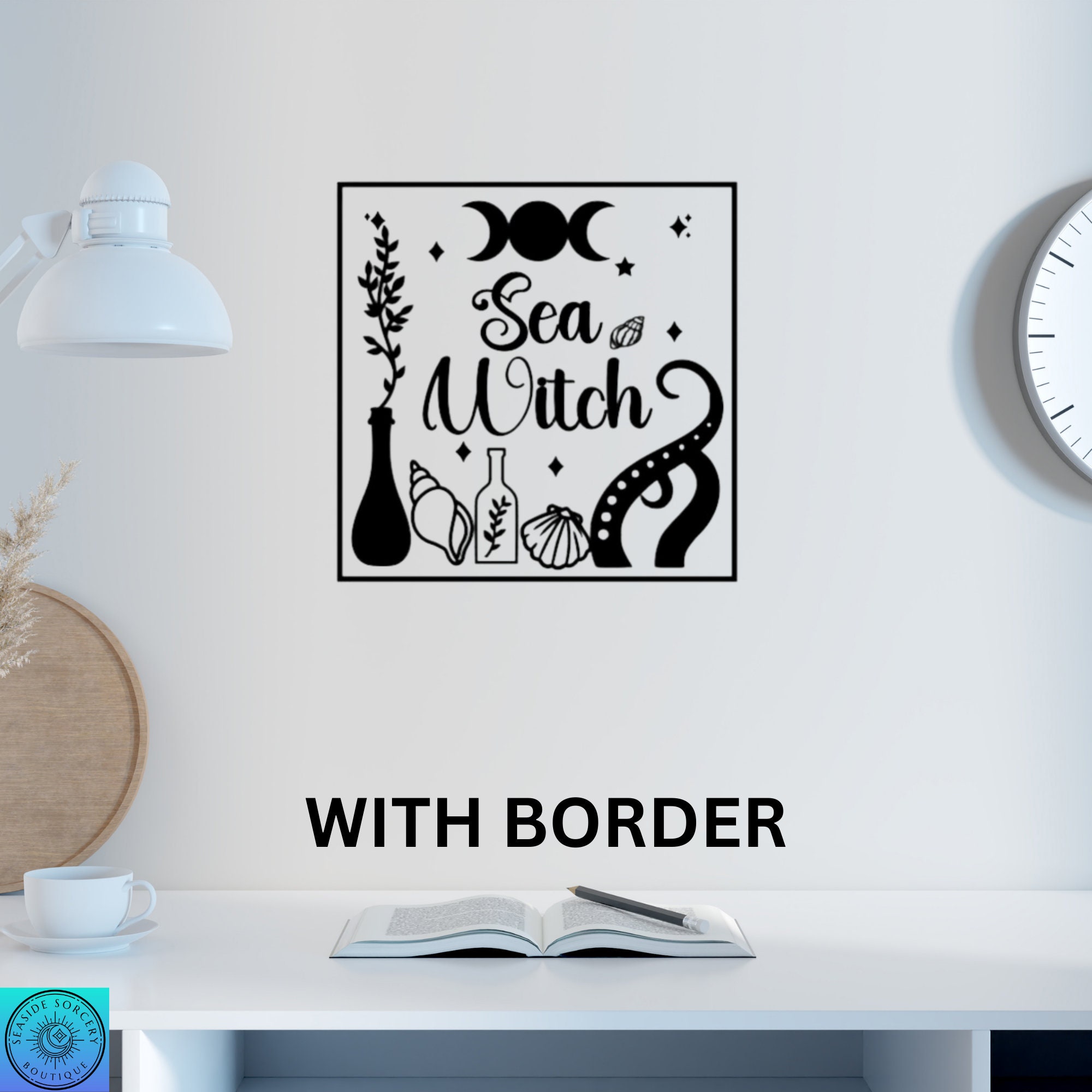 Sea Witch Decal, Marine Sorceress, Fucusyas, Car Decal, Indoor/outdoor ...