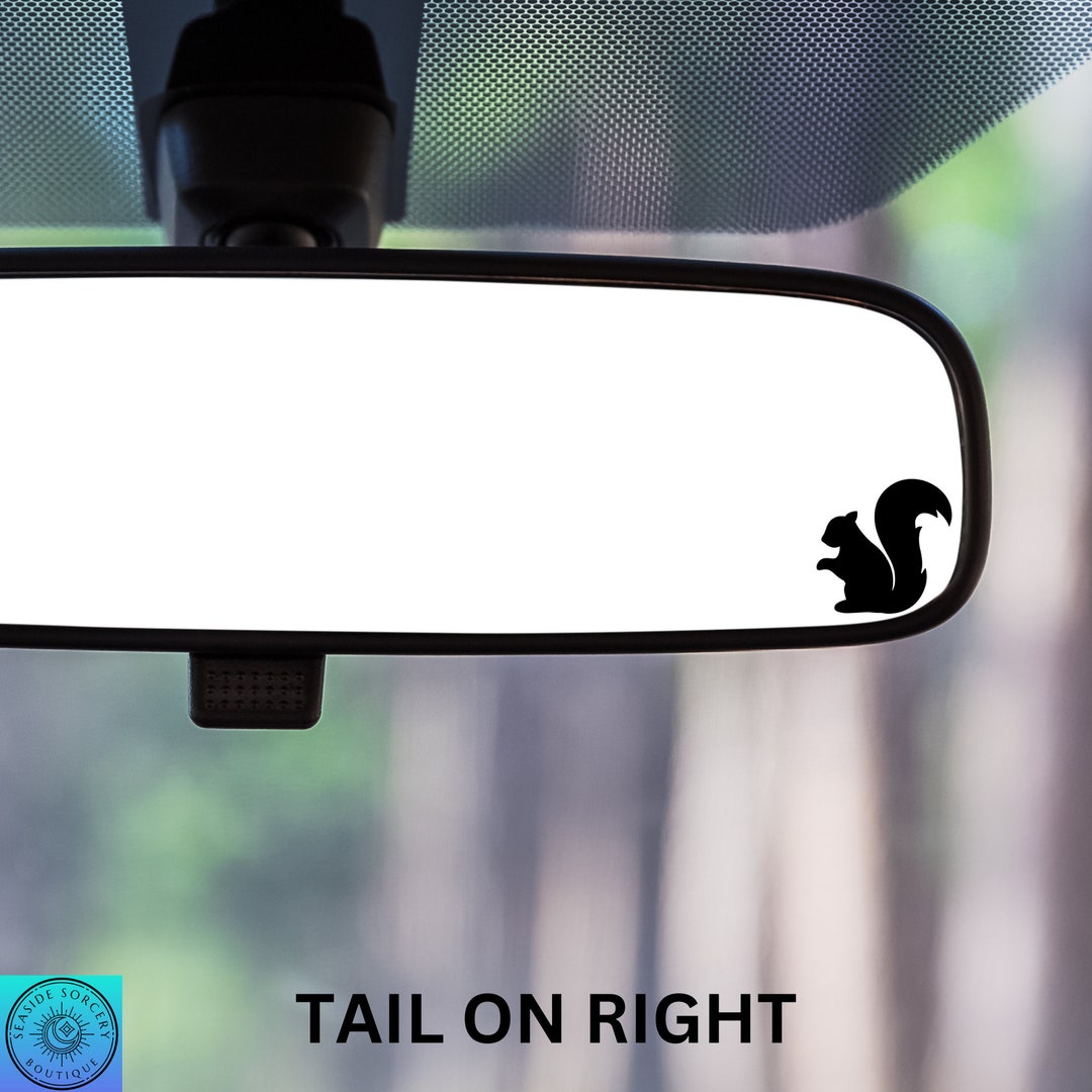 Squirrel Decal, Mini Squirrel, Tiny Squirrel, Rearview Mirror Decal ...