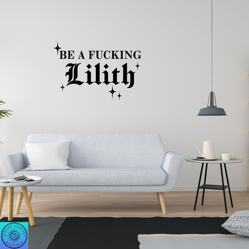 Lilith Decal Be A Fcking Lilith Witchcraft Car Decal Wall - Etsy