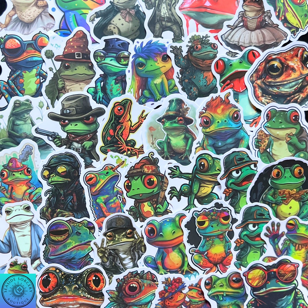 Frog Stickers, Tree Frogs, Cute Frogs, Frog Lovers, Random Sticker ...