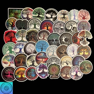 Tree of Life Stickers, Sacred Tree, Celtic, Norse, Random Sticker Packs ...