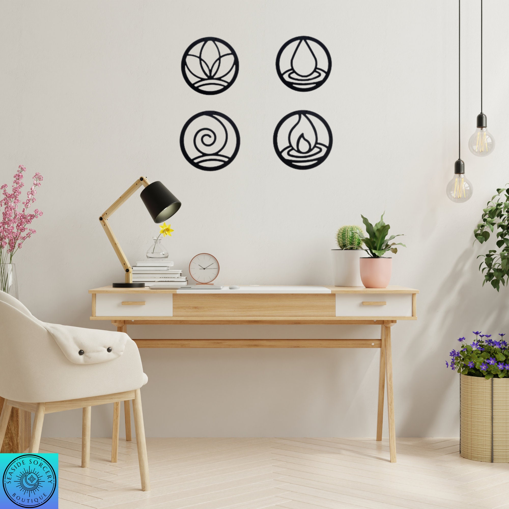 4 Elements Decal Water/earth/air/fire 4 Nations Car Decal - Etsy