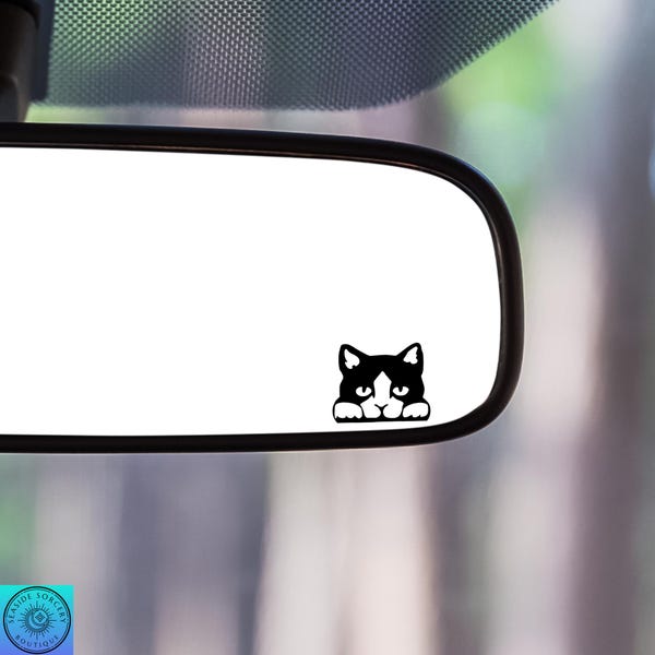 Mirror Peeker Sticker - Etsy