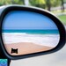Cat Decal, Mini Cat, Peeking Cat, Rearview Mirror Decal, Car Decal ...