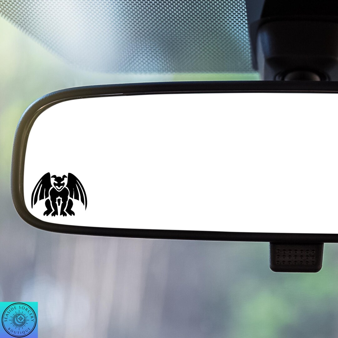 Gargoyle Decal, Mini Gargoyle, Mythological, Rearview Mirror Decal ...