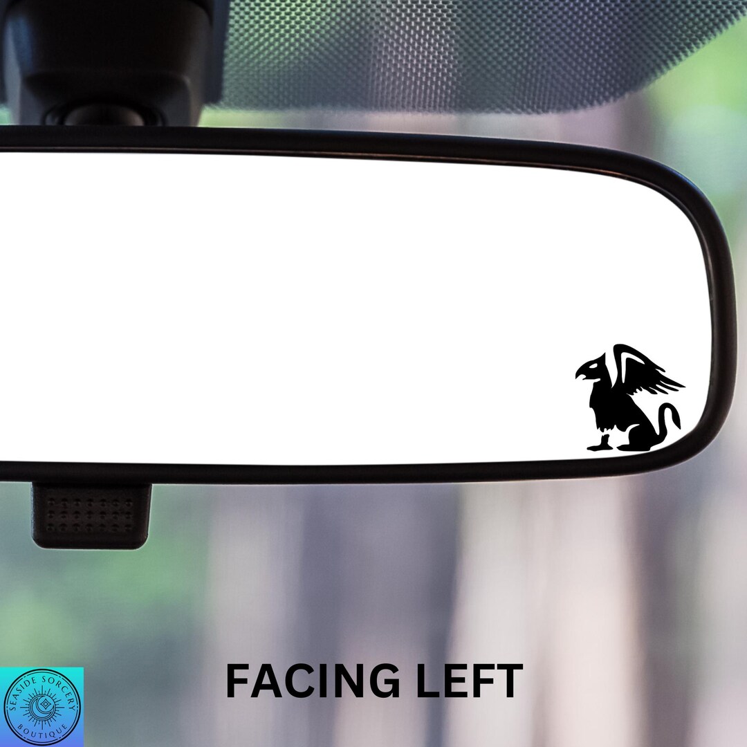 Griffin Decal, Tiny Griffin, Mini Griffin, Rearview Mirror Decal, Mini ...
