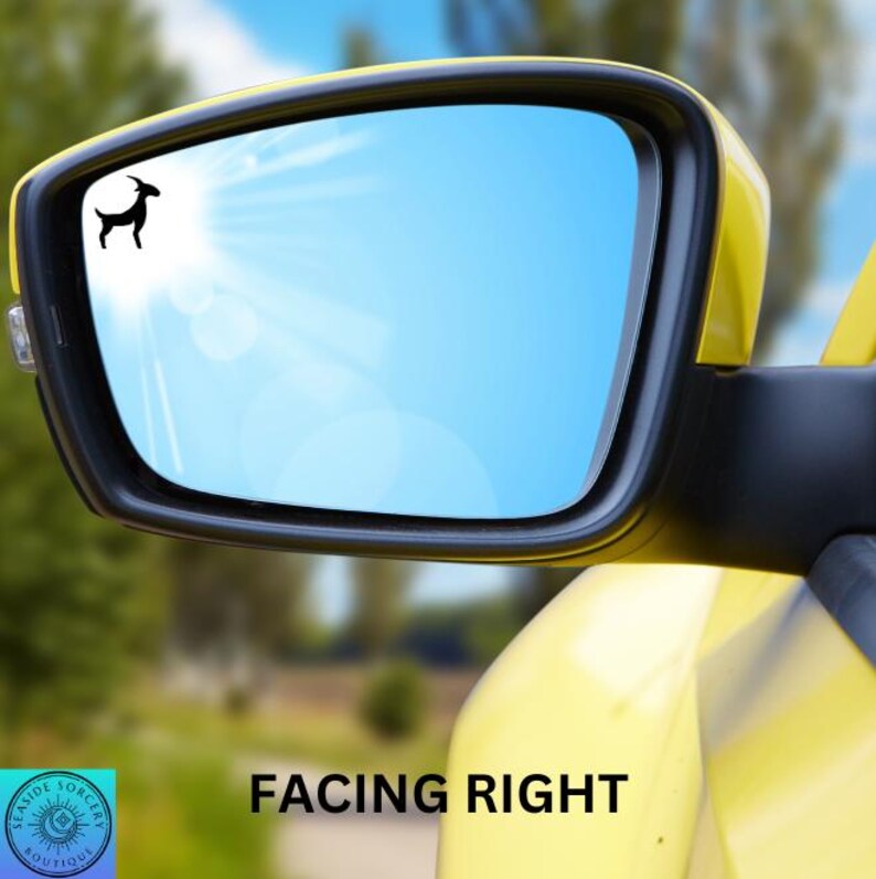 Goat Decal, Tiny Goat, Mini Goat, Animals, Rearview Mirror, Car Decal ...