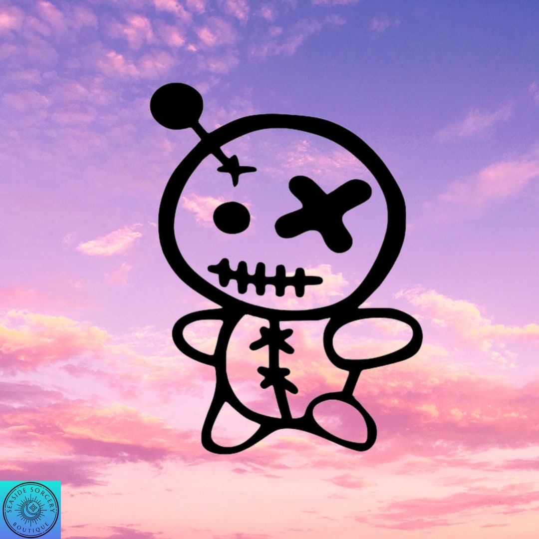 Voodoo Doll Decal, Black Magic, Vodou, Car Decal, Indoor/outdoor ...