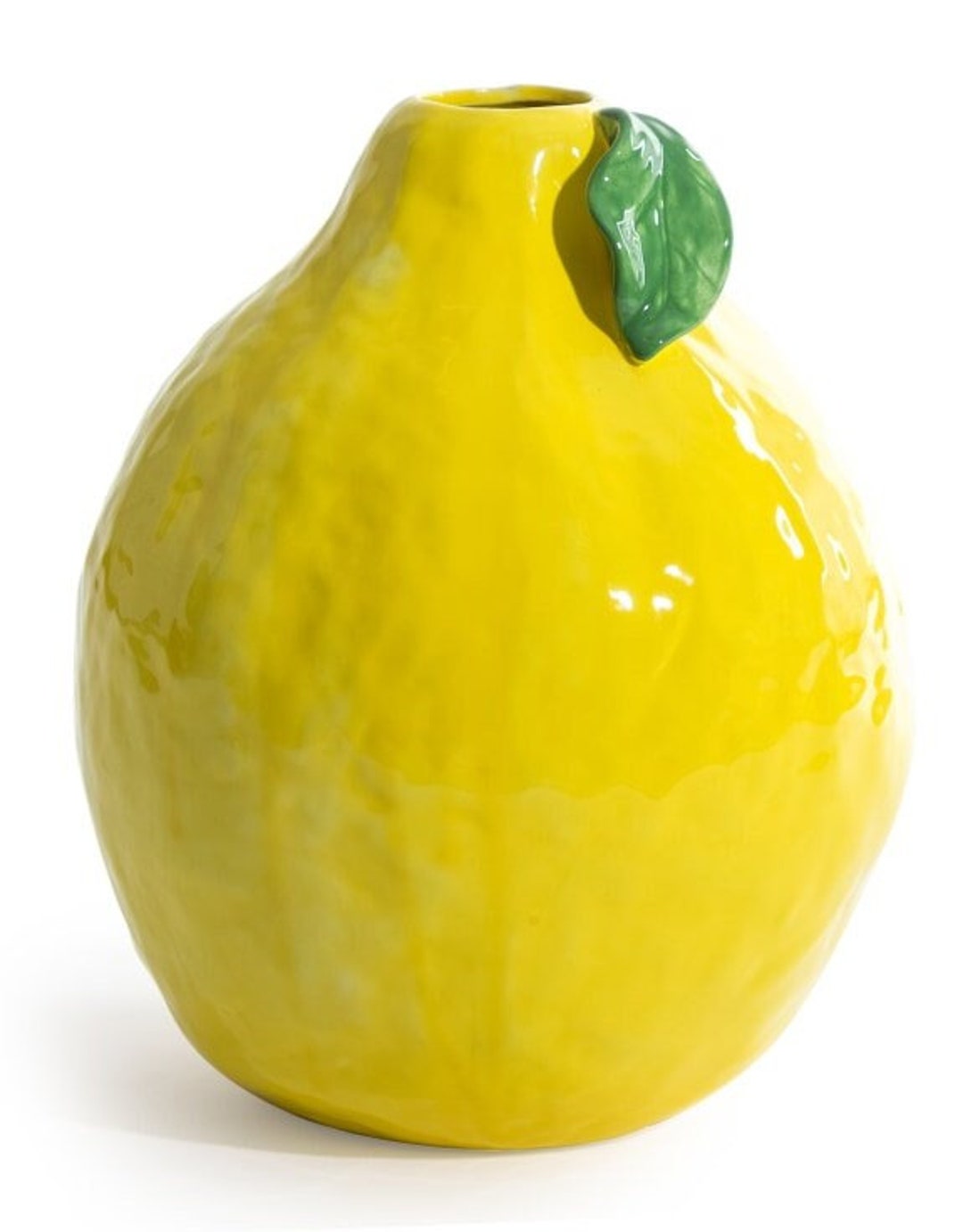Ceramic Lemon Vase - Etsy UK