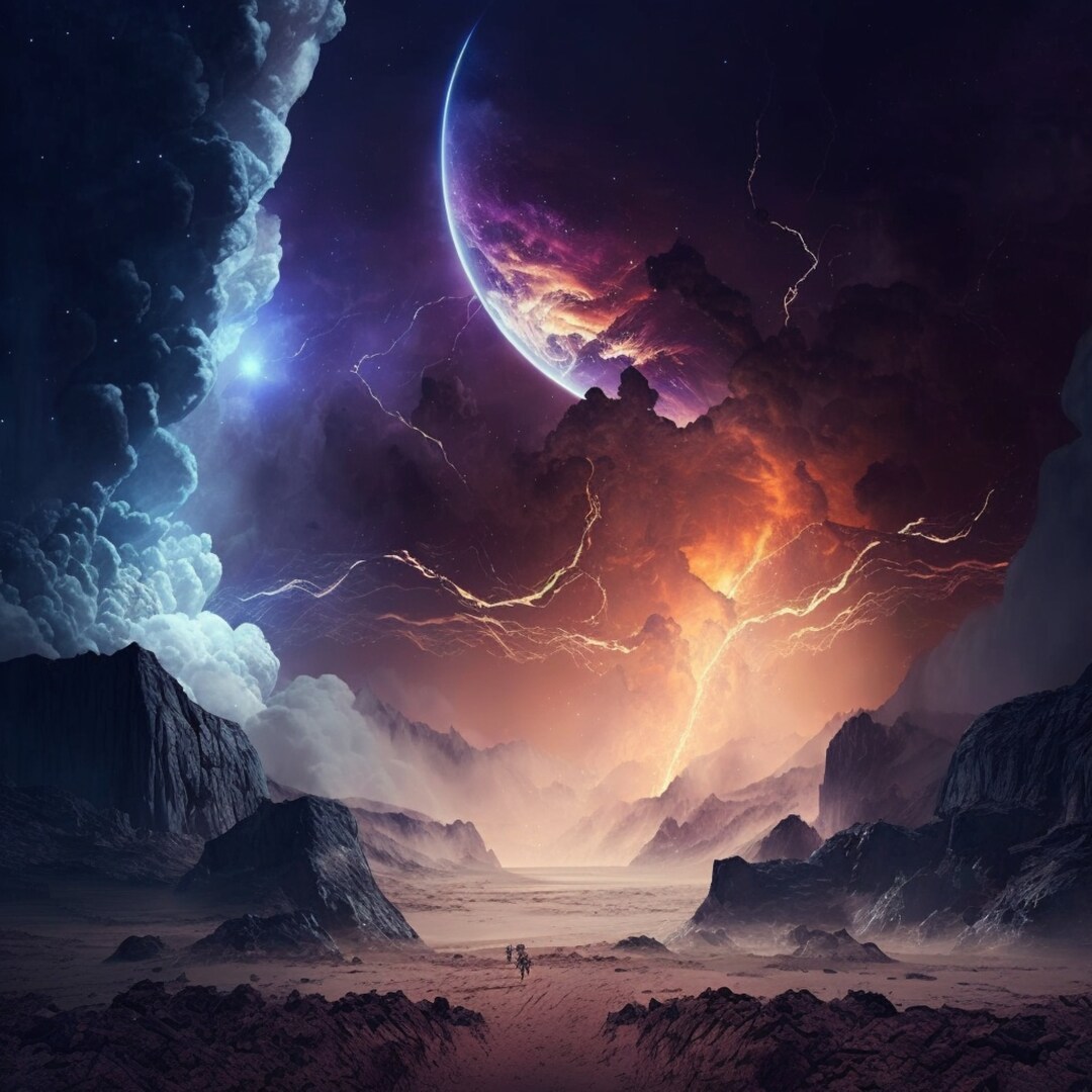 Mystical Atmospheres: Unveiling a Vast and Mysterious Planet - Etsy