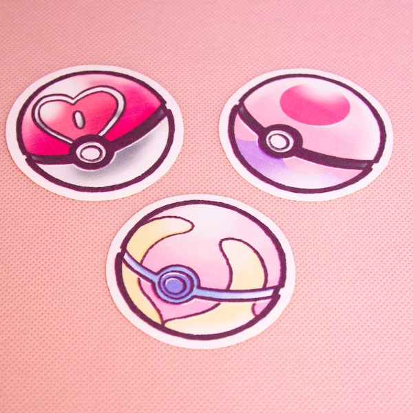 Pink Pokeball - Etsy