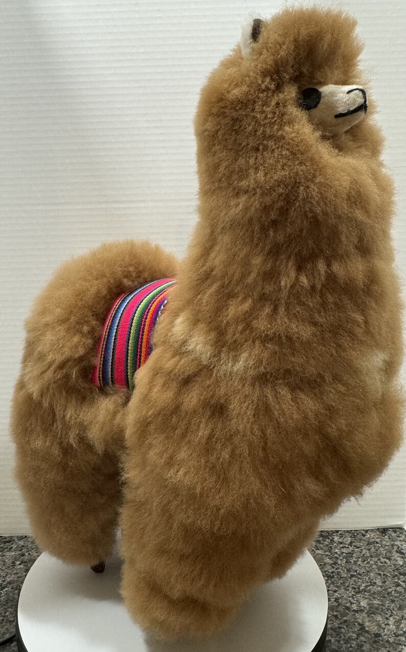 Llama, 100% Alpaca Wool Made in Peru. 19h X 12l X 8w - Etsy