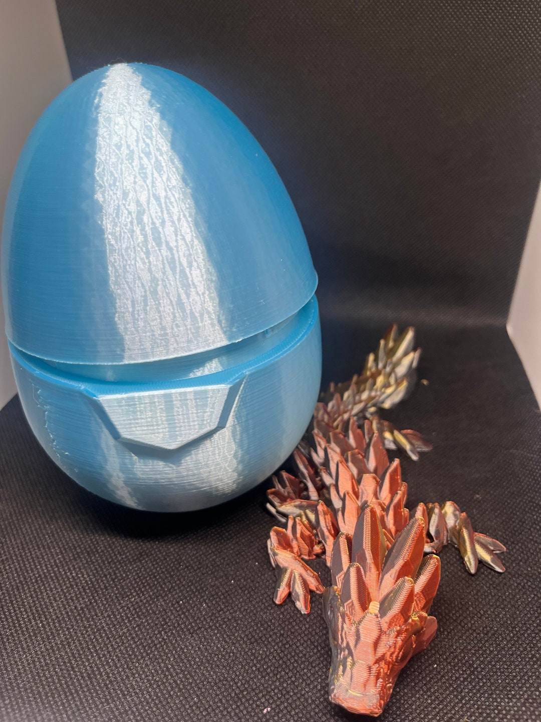 3D Printed Dragon and Egg - Etsy