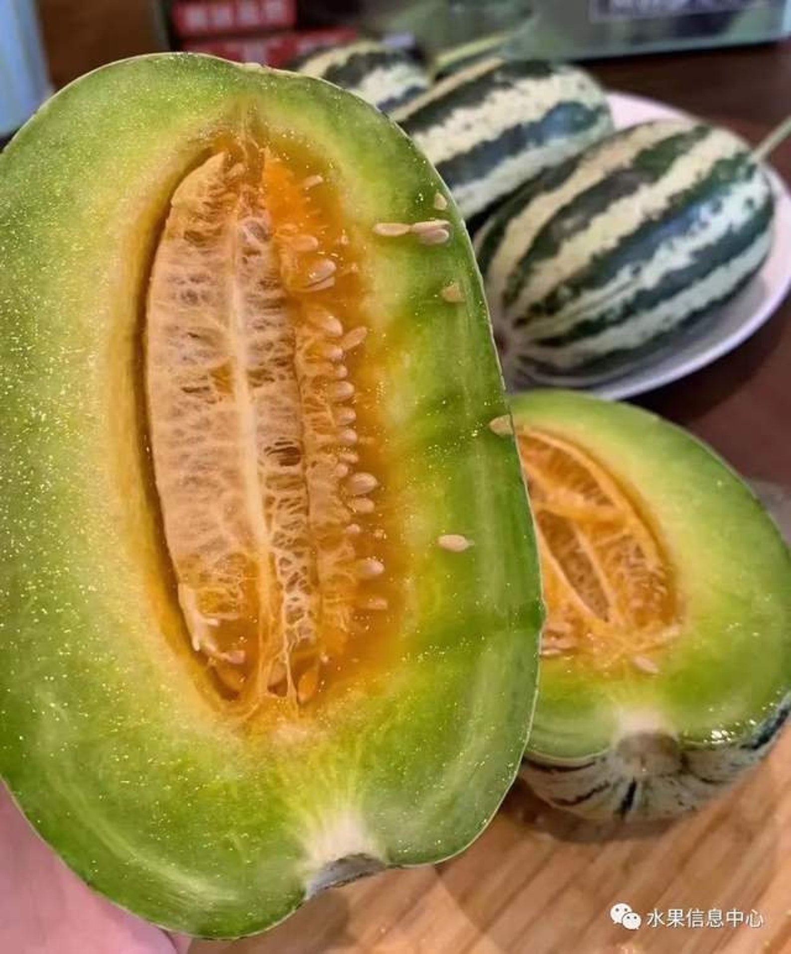 20 Pcs Fragrant Musk Melon Seeds, Dưa Gang, Thai Long Muskmelon | Non ...