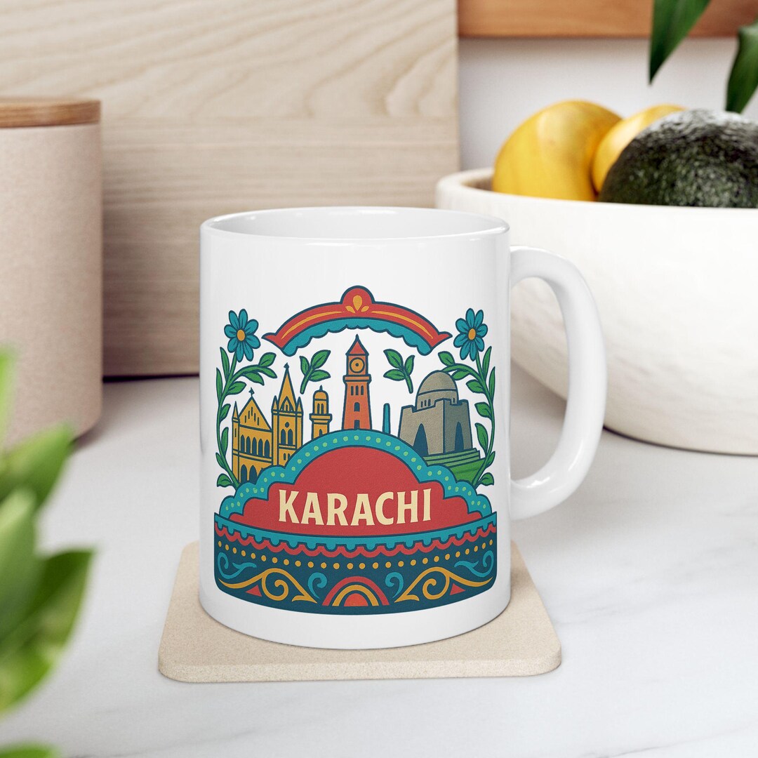 Karachi Pakistan Truckart Tea Mug, Tea Lover, Chai Lover, Tea Mug, Coffee Mug - Etsy