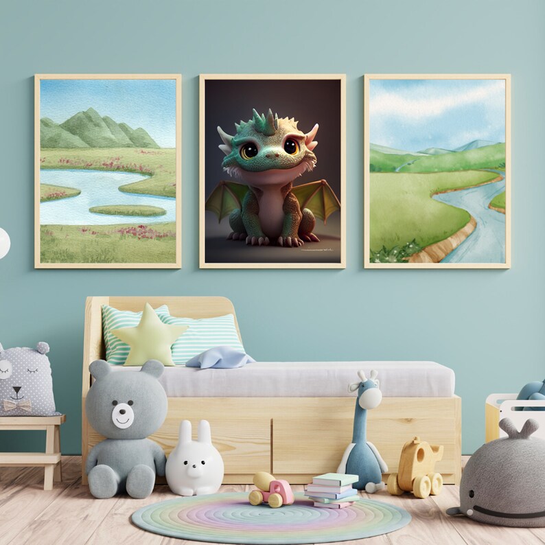 Magical Baby Dragon Printable Collection - Featuring Cute and Colorful ...