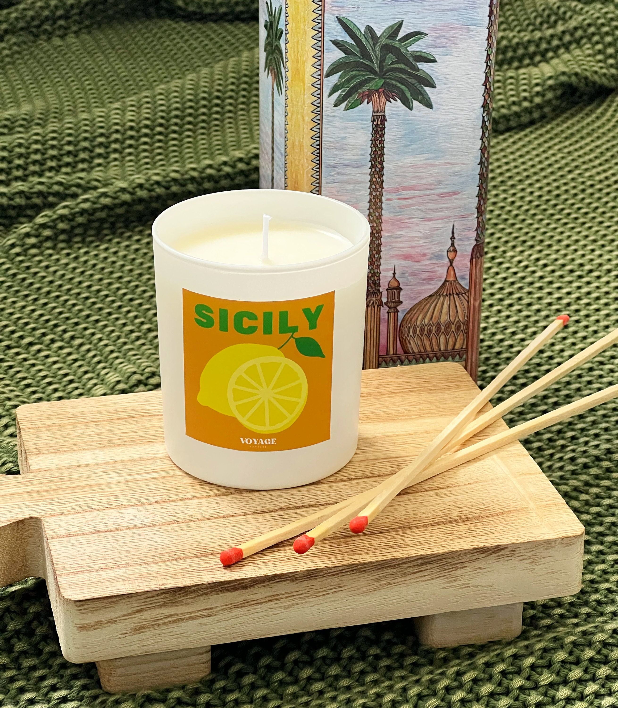 Sicily Candle Travel Inspired Candle Soy Wax Candle Scented Candle - Etsy