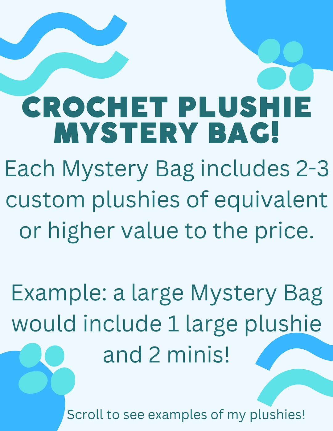 Crochet Plushie Mystery Bag | Amigurumi Mystery Box | Blind Bag ...