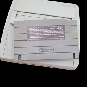 Super Nintendo Jr Console With Super Mario World All Authentic and ...
