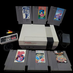 Nintendo Nes With 6 Games - Etsy