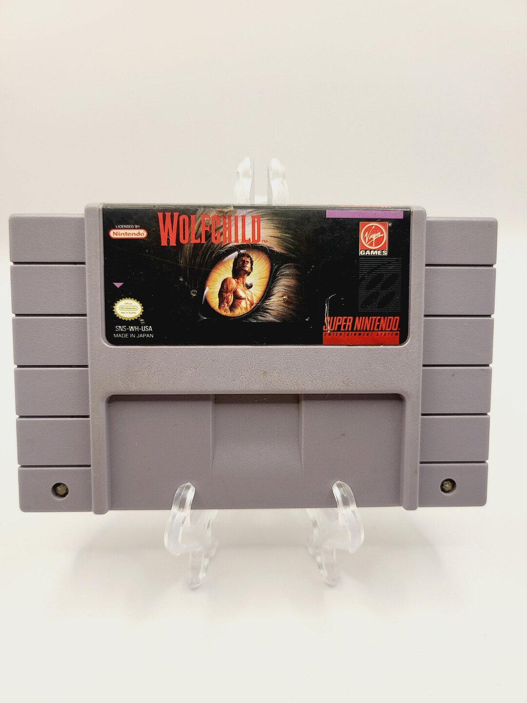 Super Nintendo Snes Wolf Child Authentic - Etsy