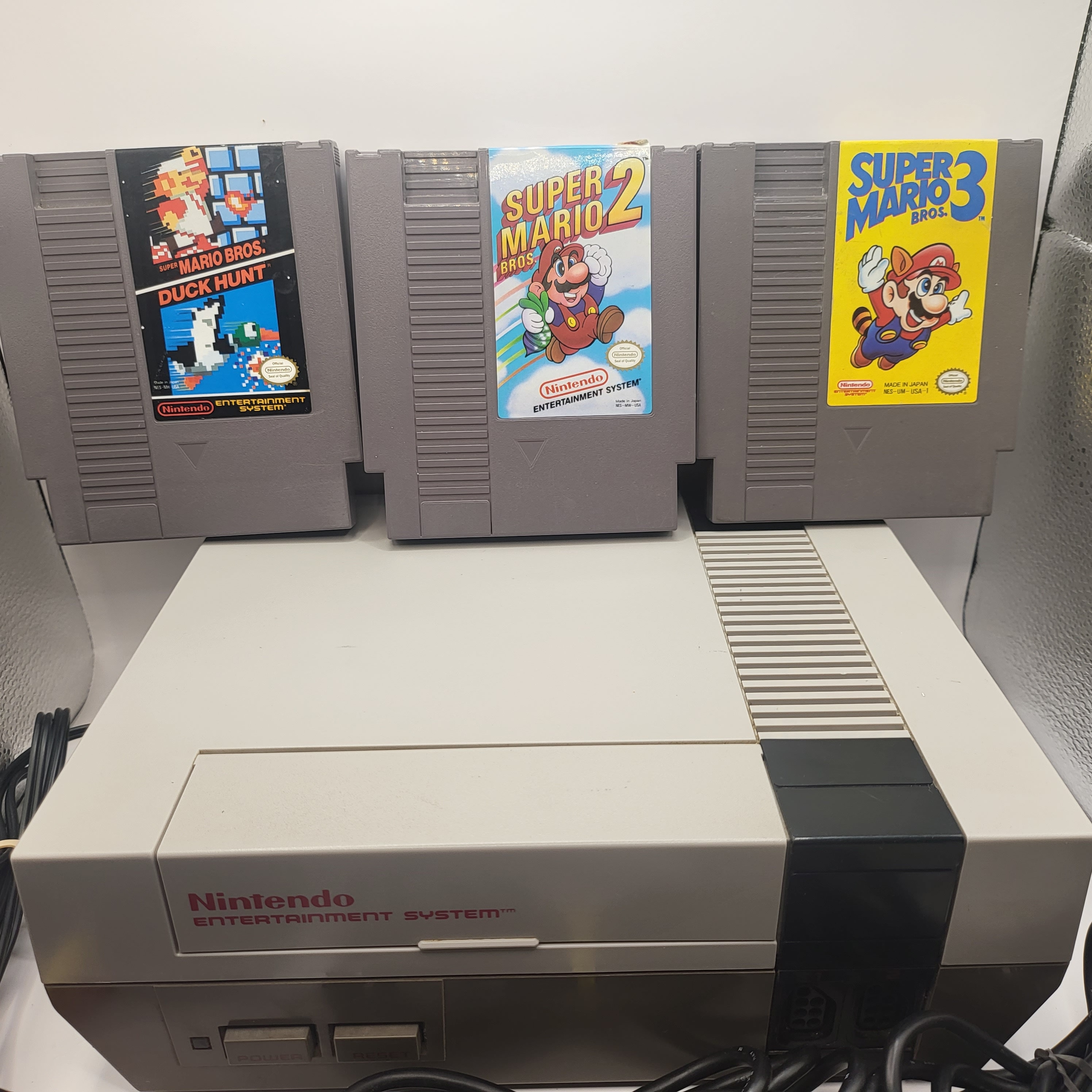 Nintendo Nes Console Super Mario Bros 123 Authentic - Etsy