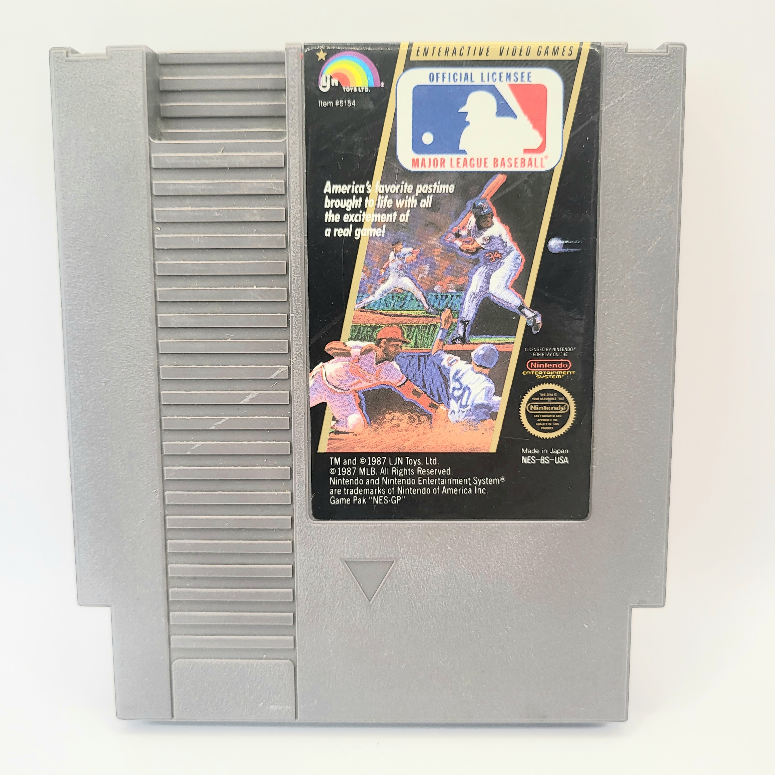 Nintendo Nes MLB Major League Baseball Authentic - Etsy