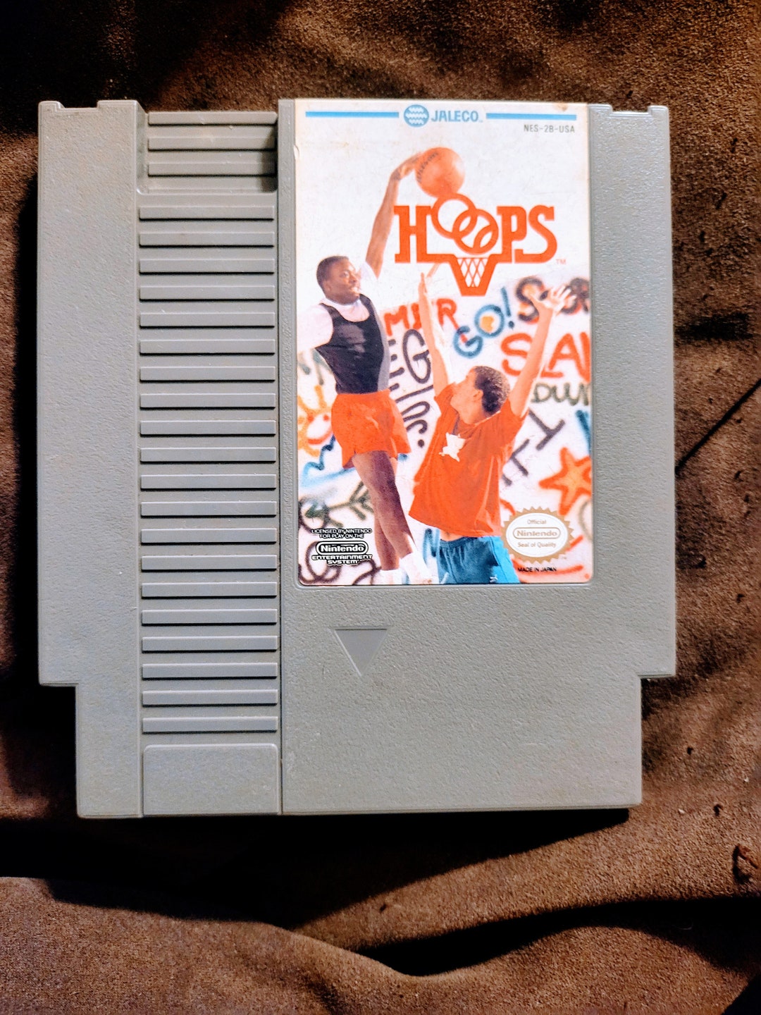 Nintendo Nes Hoops Authentic Basketball Cartridge Free Shipping - Etsy