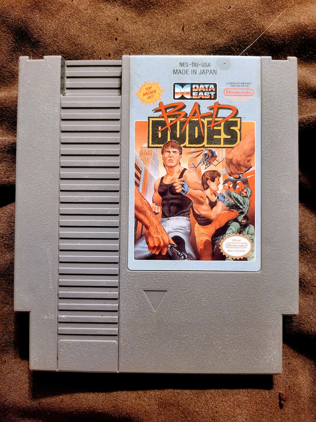 Nintendo Nes Bad Dudes Authentic - Etsy