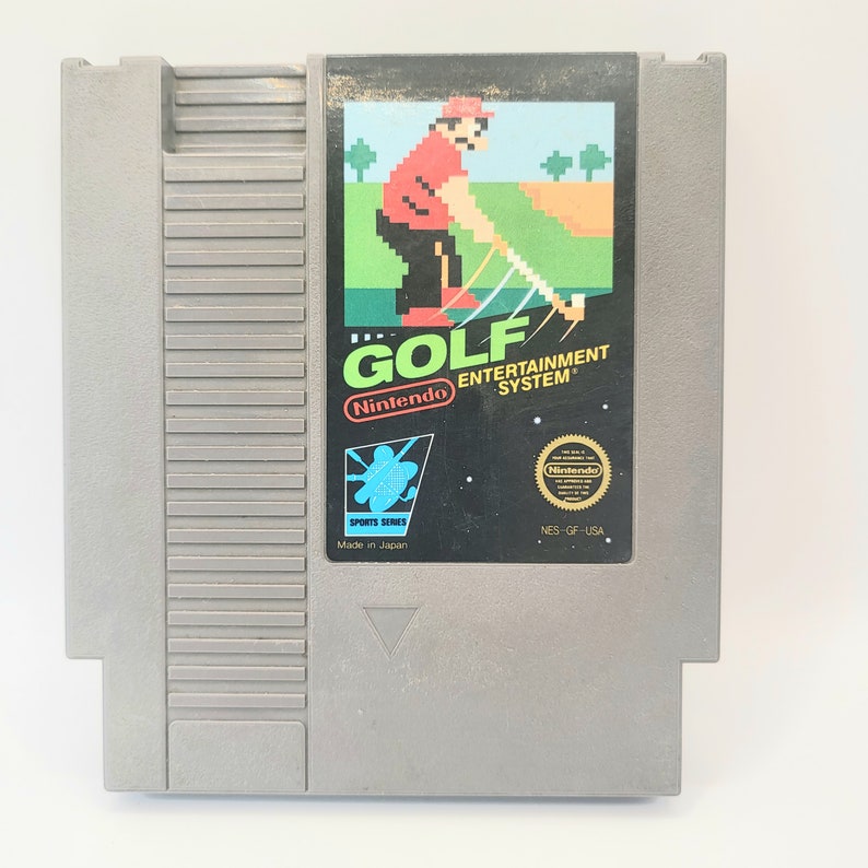 Nintendo Nes Golf Authentic Golf Ball Golf Swing Hook Shot Putt Greens ...